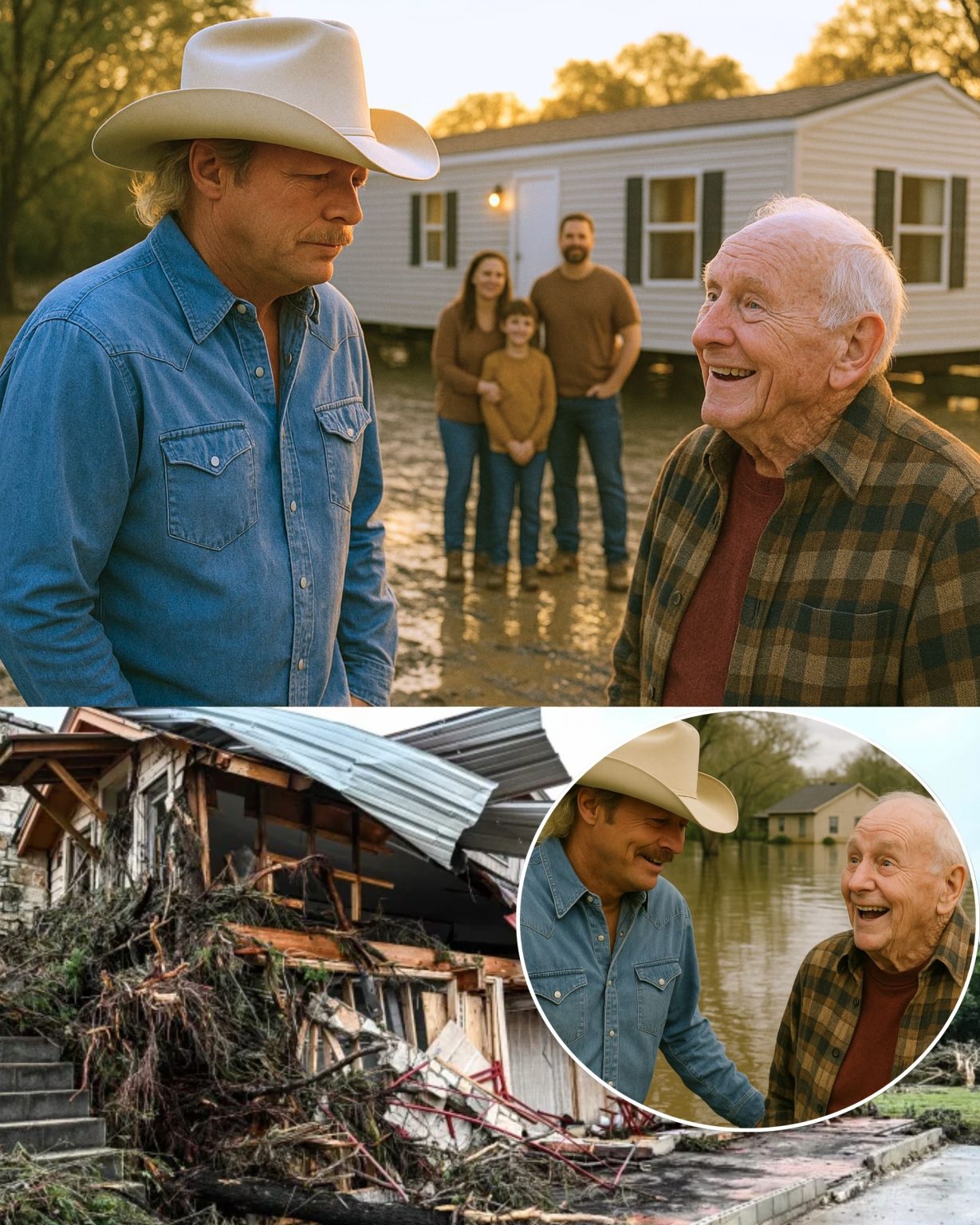 Alan Jackson Quietly Gives Home to Flood-Affected Family Near Brazos River Brazos County, TX ...